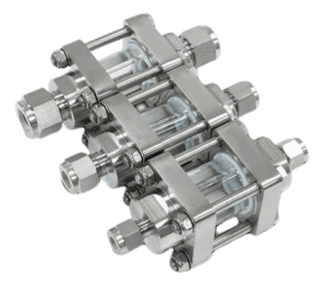 Inline Sight Glass for process piping and flow visualization.