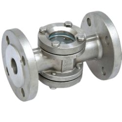 Inline Sight Glass for process piping and flow visualization.