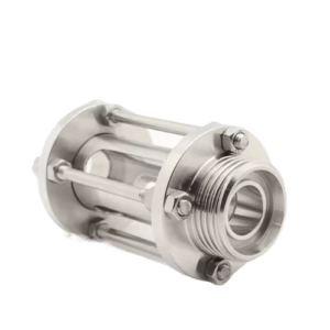 Inline Sight Glass for process piping and flow visualization.